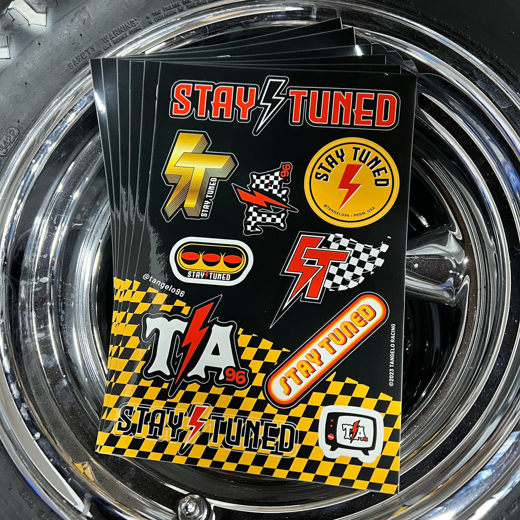 T/A + Stay Tuned Sticker Sheet – Tangelo96